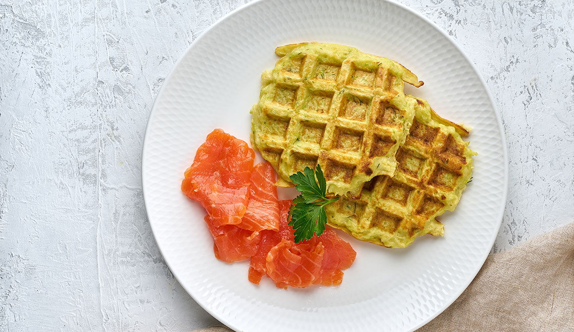 Easy Waffle Charcuterie Board with Meat - Little Foodie Chicago